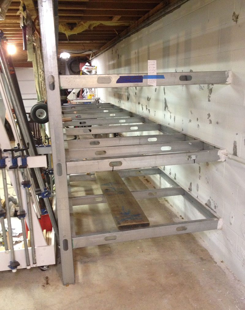 Rebuilding the Wood Storage for The Sticks-In-The-Mud Woodshop ...