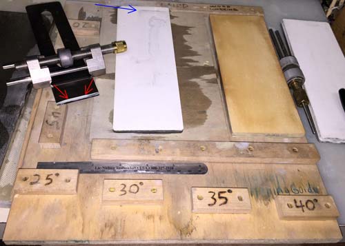 How I Use My Honing Guide Board – Highland Woodworking Blog