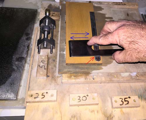 How I Use My Honing Guide Board – Highland Woodworking Blog