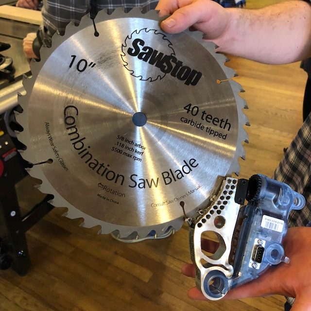 SawStop Safety Demonstration at Highland Last Weekend – Highland ...